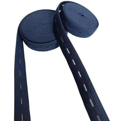 China Polyester Knitted Rubber Band Adjustable Buttonhole Elastic For Pregnant Women for sale