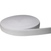 China White Textile Polyester Webbing 25mm Knitted Elastic Webbing For Garment for sale