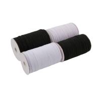 China White 3mm Nylon Braided Cord 100% Solid Braided Nylon Rope for sale