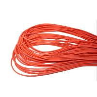 China Colored 3mm Polyester Elastic Cord Round Braided Stretching for sale