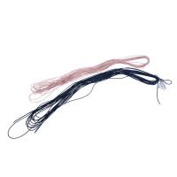 China Pink 2mm Round Elastic Cord Braided Elastic String For Bracelets for sale