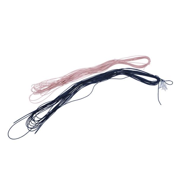 Quality Pink 2mm Round Elastic Cord Braided Elastic String For Bracelets for sale