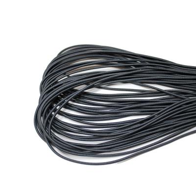 China Braided 3mm Custom Shoelace Waxed Cotton Cord 75cm Length for sale