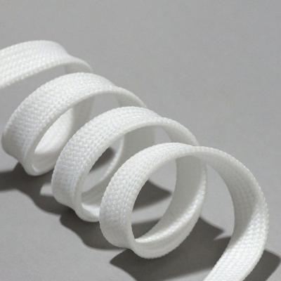 China Factory Custom High Quality Colored Flat Fashion Polyester Shoelace For Shoes Sneakers for sale