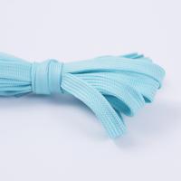 China Polyester Shoestring Shoelaces 1cm Width Colored Shoestrings for sale