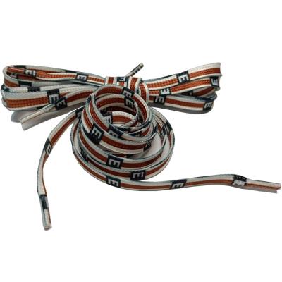 중국 화려한 맞춤형 신발끈 9mm 운동화 신발끈 평면 로프 끈 판매용