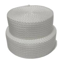 China Custom White Woven Polypropylene Webbing 32mm PP Webbing Strap for sale