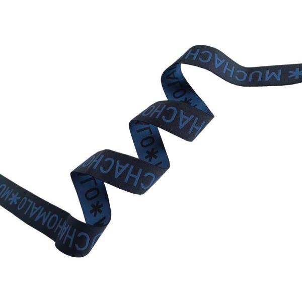 Bekleidungsgegenstände Custom Logo Männerwaistband Jacquard Elastisches Band für Unterwäsche