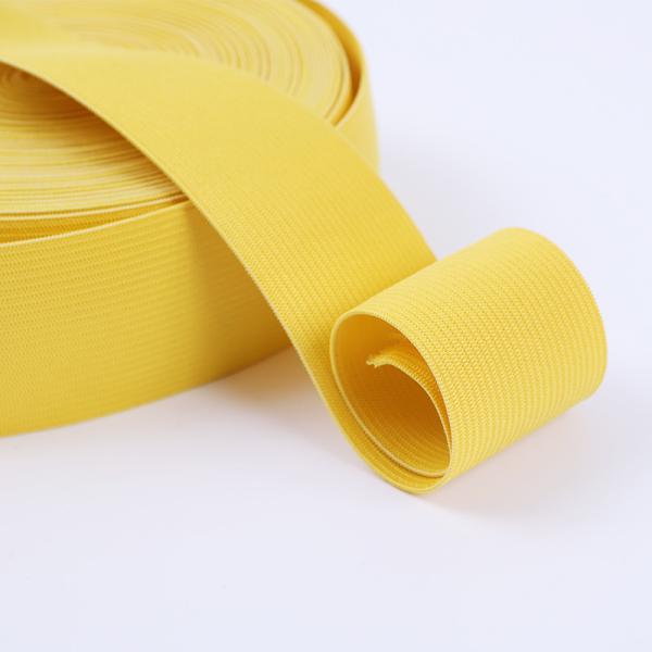 Quality Eco Friendly Colored Polyester Crochet Knit Elastic Band For Pants for sale