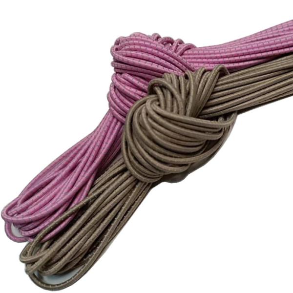 Quality Garment Accessories Polyester Braided Elastic Bungee Cord with Reflective Dot for sale