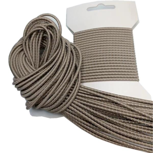 Quality Garment Accessories Polyester Braided Elastic Bungee Cord with Reflective Dot for sale