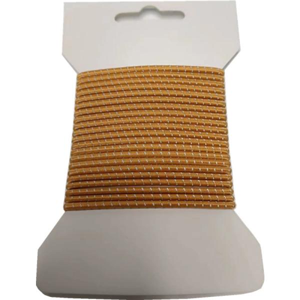 Quality Garment Accessories Polyester Braided Elastic Bungee Cord with Reflective Dot for sale