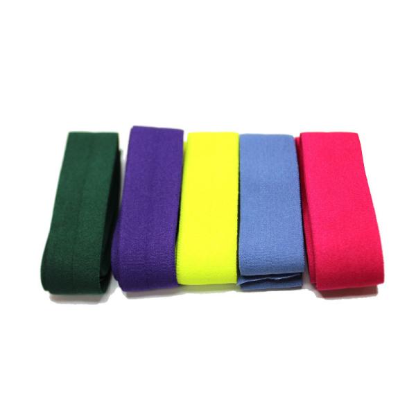 2 cm Stock Plush Nylon Spandex Falte über elastisch für Stoff