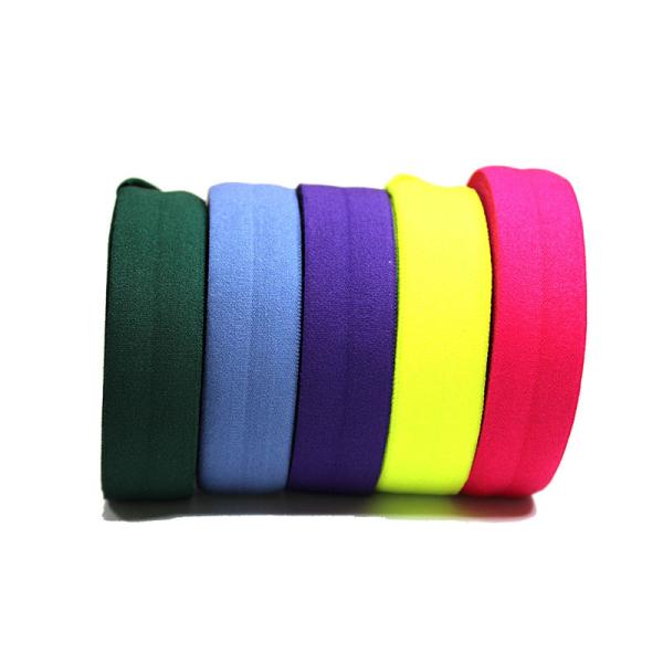 2 cm Stock Plush Nylon Spandex Falte über elastisch für Stoff