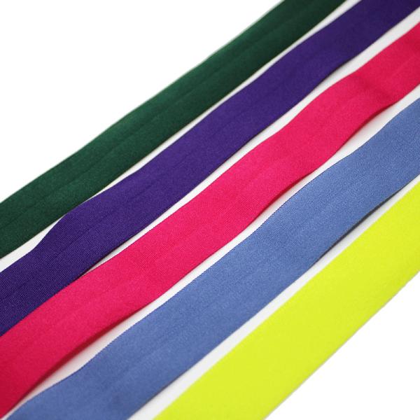2 cm Stock Plush Nylon Spandex Falte über elastisch für Stoff