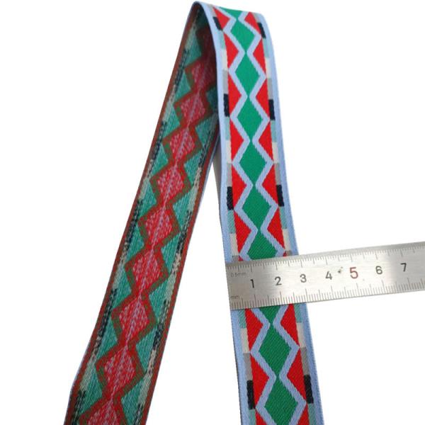 Lettered Colored Polyester Jacquard Webbing For Handbag Strap Belt