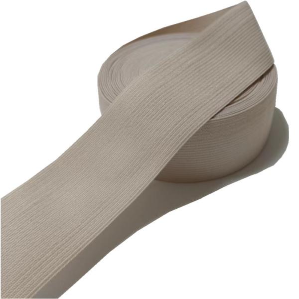 Quality 1mm Thickness Crochet Knitted Elastic Webbing Polyester Rubber Waistband For for sale