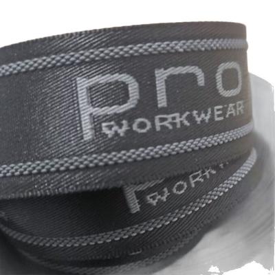 Cina Fasce per abbigliamento personalizzate, fettuccia in poliestere resistente, tessitura jacquard premium da 30 mm, cintura non elastica in vendita