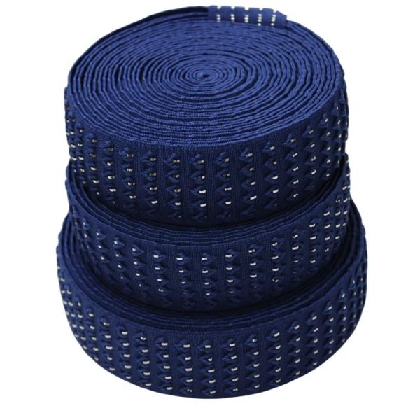 Quality Home Textile Metallic Elastic Band Shiny Jacquard Waistband For Kids Girls Dance Shorts Dress In Polyester Lurex Yarn for sale