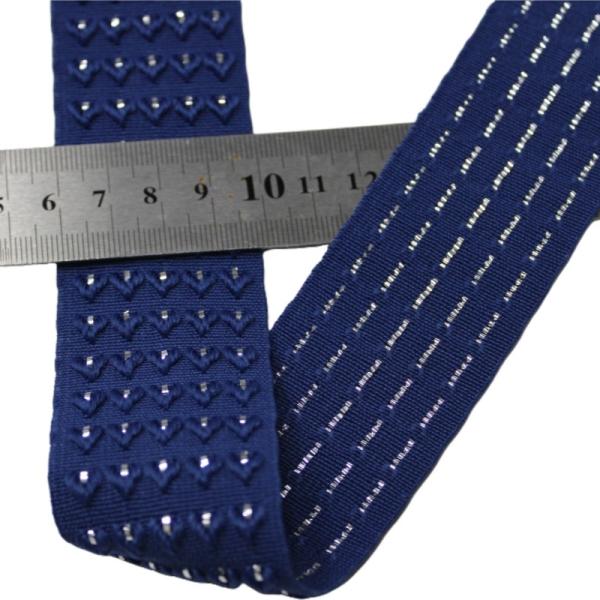 Quality Home Textile Metallic Elastic Band Shiny Jacquard Waistband For Kids Girls Dance for sale
