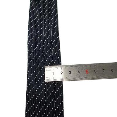 China 100% geflochtene Polyesterkordel, umweltfreundliche, flache Schnur, recycelt für Schnürsenkel, Kleidungsstücke, Hosen zu verkaufen