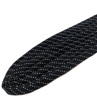 China 100% geflochtene Polyesterkordel, umweltfreundliche, flache Schnur, recycelt für Schnürsenkel, Kleidungsstücke, Hosen zu verkaufen