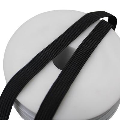 Cina Elastico intrecciato in poliestere, colore nero bianco, ecologico, fascia elastica per quaderni in vendita