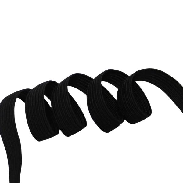 Quality Polyester Braided Elastic Black White Color Eco Friendly Rubber Band For for sale