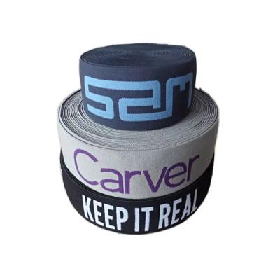 중국 자카드 탄력 밴드 나일론 허리밴드 스포츠 요가 바지 스트레치 브래쉬 헤어 타이 판매용