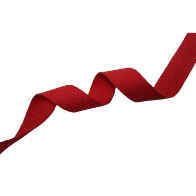 China Cotton Herringbone Webbing Bias Tape Double Fold Custom Color Soft Quality For Neck Tape for sale