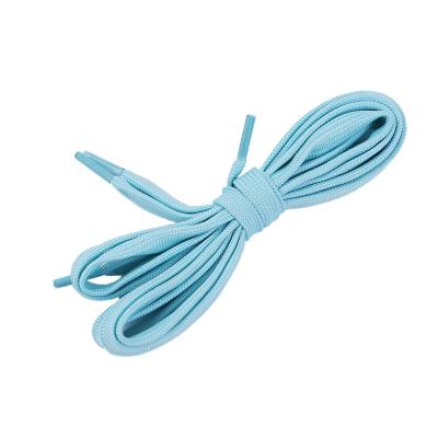 China Cadarço Chato 100% Poliéster Cordão de Ajuste de Cor Personalizada Para Sapatos de Tênis à venda