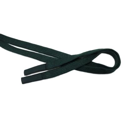 Cina Suggerimenti in silicone Cappuccio a cucitura String Custom Poliestere intrecciato Cordone di cotone piatto Per abiti in vendita