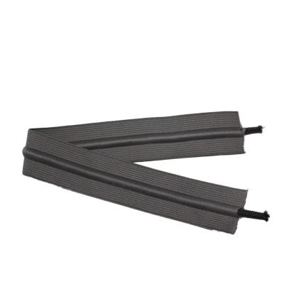 China Accesorios de cintura elástica con cordón de ajuste 4cm Negro Blanco Cordón elástico tejido Cordón elástico de cincha Pantalones cortos para correr en venta