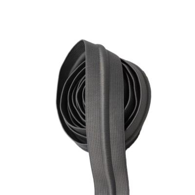 China Drawcord Faixa elástica Acessórios 4cm Preto Branco Corda de Tração Tricotada Elastica Drawcord Elastic Webbing Shorts de corrida à venda