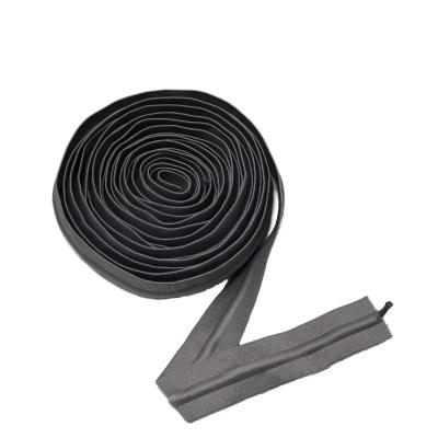 China Drawcord Faixa elástica Acessórios 4cm Preto Branco Corda de Tração Tricotada Elastica Drawcord Elastic Webbing Shorts de corrida à venda