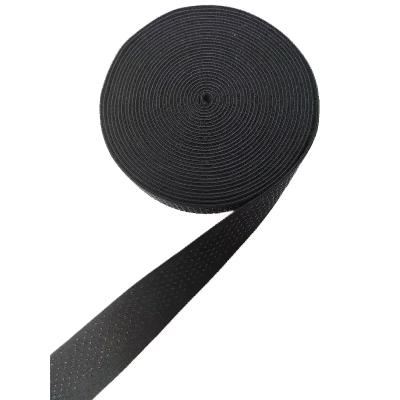 China Swimwear Silicone Dot Elastic Tape High Quality 1 Inch Anti slip Gripper Elastic Webbing for Sportswear for sale