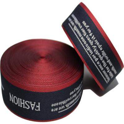 Cina Cinturino Jacquard in Poliestere Logo Personalizzato 30mm Materiale Morbido per Abbigliamento Uomo in vendita