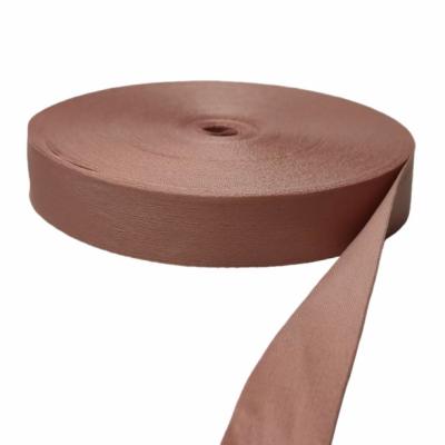 Polyester Woven Webbing 2cm Width Custom Colored High Strength Tape For Garment Accessories