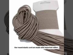 Kleding Accessoires Polyester gevlochten elastisch bungee touw met reflecterende punt