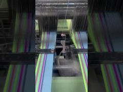 Kleurrijke gestreepte elastische rekgord voor vrouwen