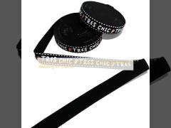 Gedrukte elastische banden Aangepaste logo stretchweerstand Webbing voor oefening