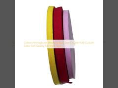 Cotton Herringbone Webbing Bias Tape Double Fold Custom Color Soft Quality For Neck Tape