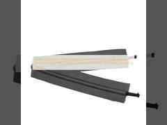 Drawcord cintura elastica accessori 4cm nero bianco corda a maglia a maglia Drawcord elastica a maglia pantaloncini da corsa