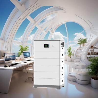 Cina 48S1P 7.68kwh LiFePO4 sistema di accumulo di batterie residenziali impermeabile 3 moduli in vendita