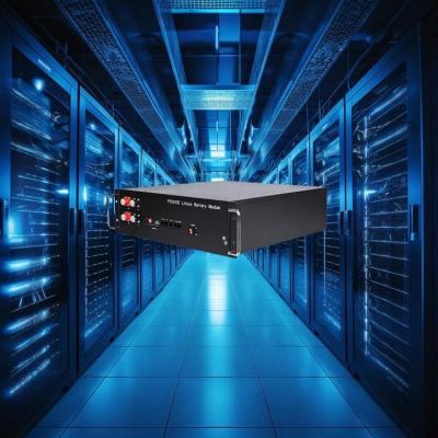 China Bateria de íons de lítio montada em rack 14Kwh Sistema de armazenamento de energia doméstica 48V Solar LiFePO4 Bateria Pack à venda