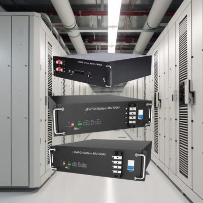 Cina 48V 5.12kwh 100A Lithium Rackmount Lithium-ion Battery System Batterie Lifepo4 in vendita