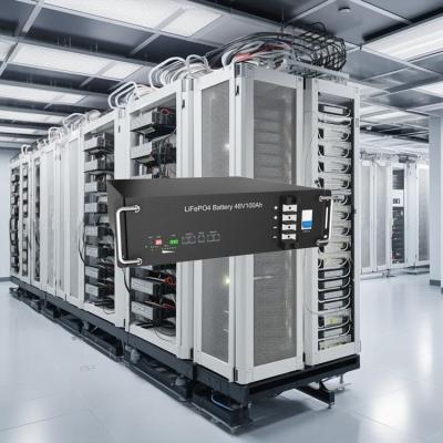 China Solução de armazenamento de energia com bateria de lítio de alta tensão Lifepo4 Rackmount para necessidades industriais. à venda