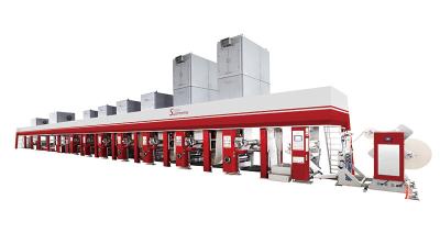 China Full Servo Rotary Screen & Gravure Printing Wallpaper Production Line for sale