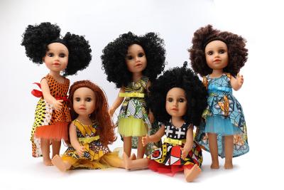 Cina Disegno personalizzato bambole in vinile da 35 cm bambole nera africana per bambini in vendita