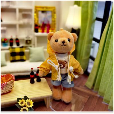 Cina abbigliamento per bambole da orso personalizzabile da 12 cm SQ-01 Materiale di cotone Unisex in vendita